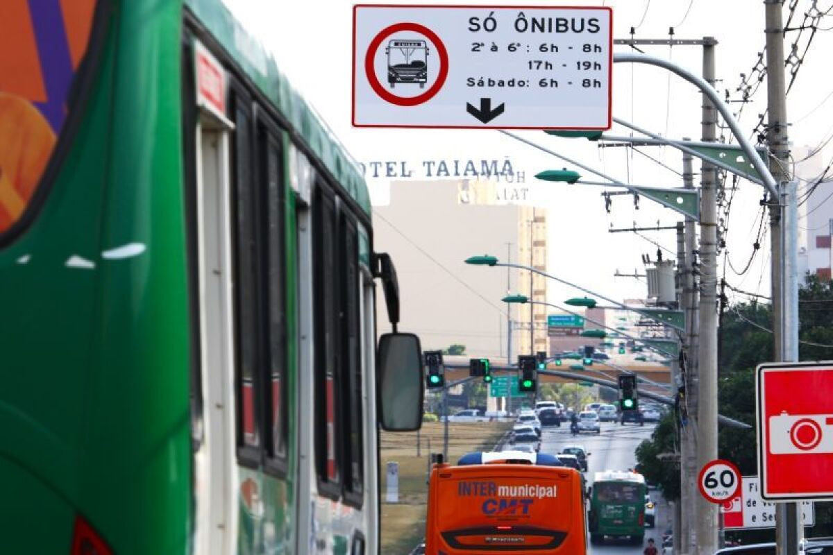 Em Cuiabá Faixas Exclusivas De ônibus Começam Valer Neste Domingo 1º
